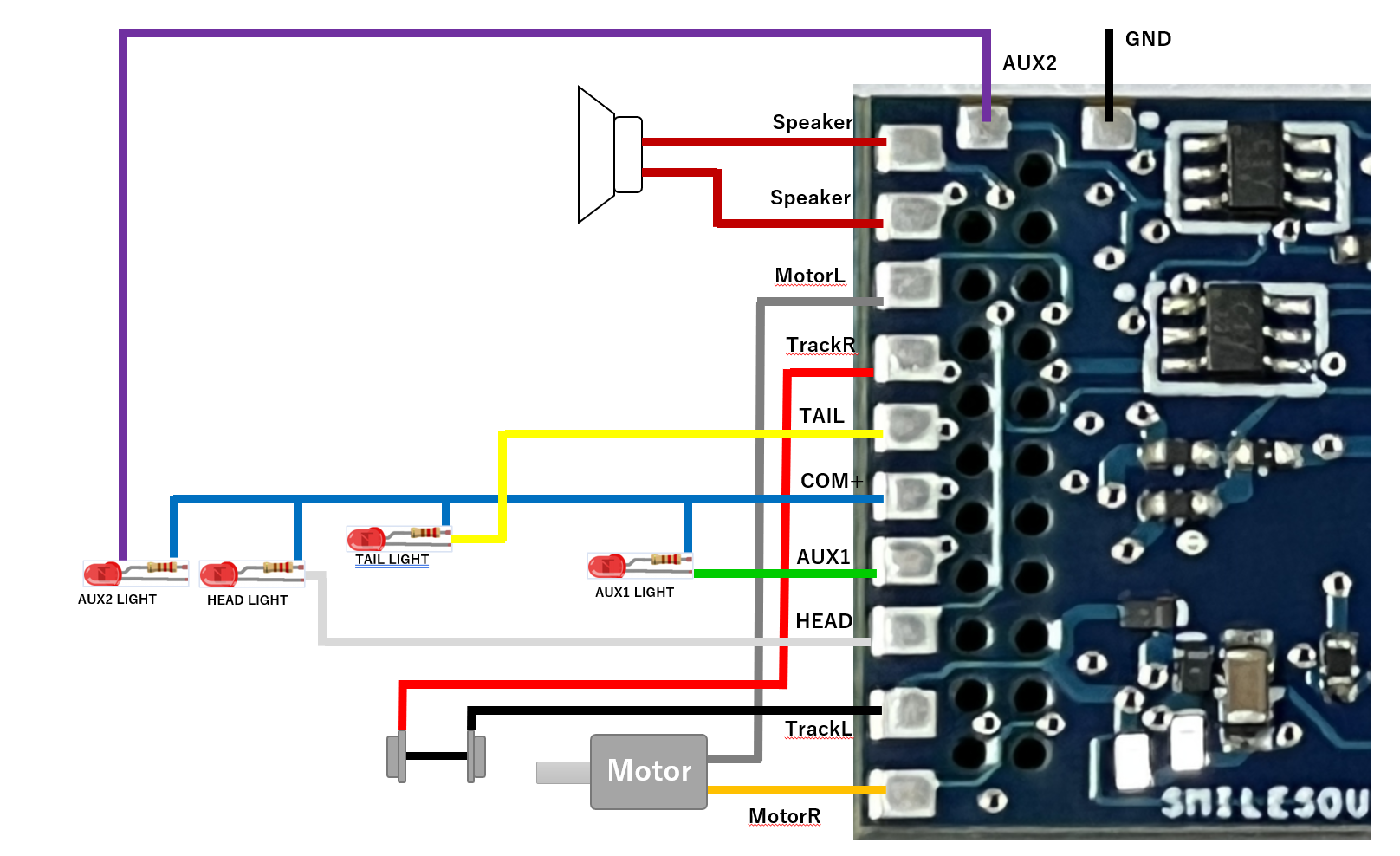 SmileSoundのNEM652対応改造 – 電機屋の毎日